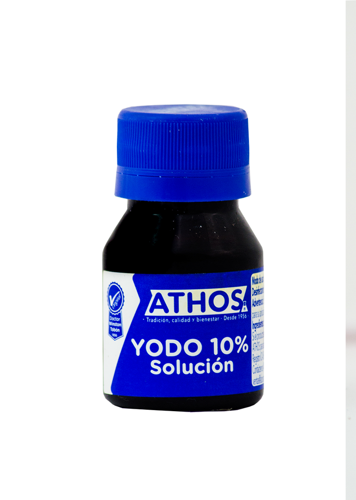 Tintura de Yodo al 10% | Laboratorios Athos
